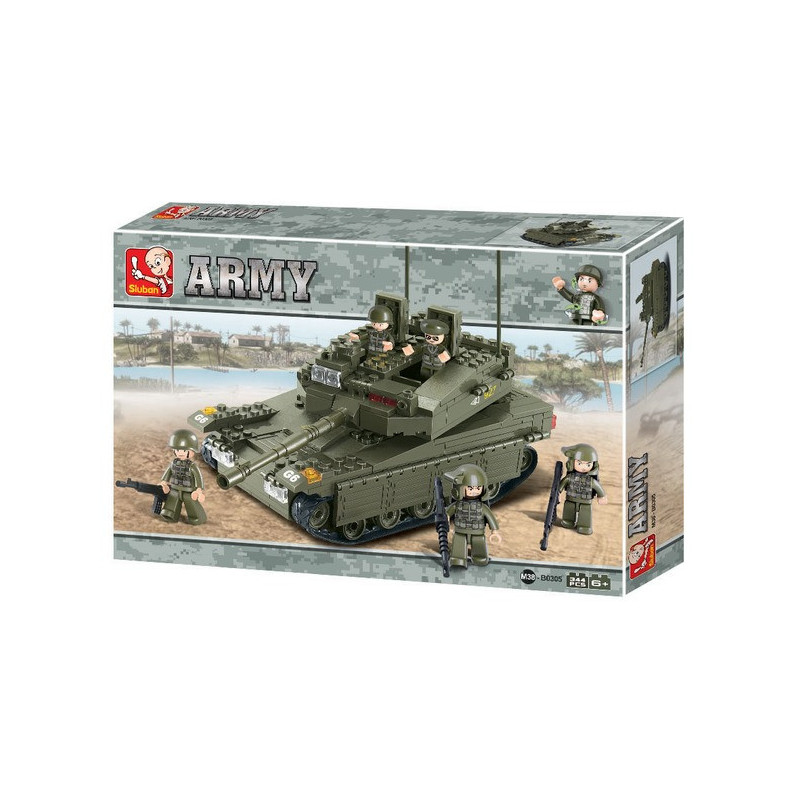 Army Tank Large Brick Toy
